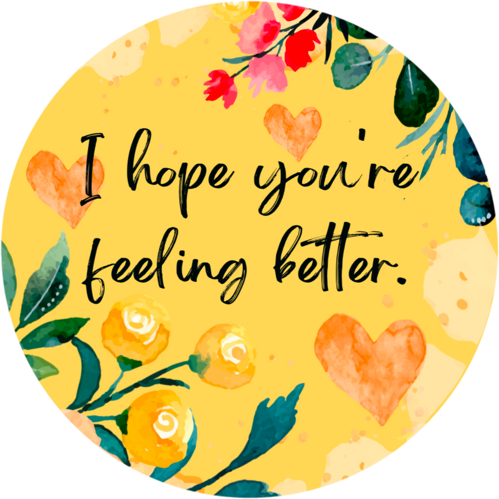 Get Well Sentiment Signs – MilandDil Designs