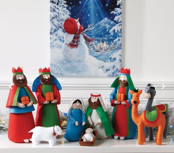 Raz 14" Nativity Set – MilandDil Designs