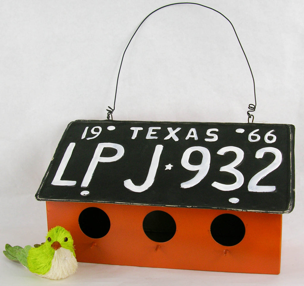 License Plate Birdhouse – MilandDil Designs